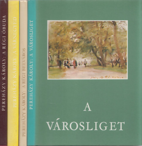 Libri Antikvár Könyv: 4 db Budapest helytörténeti könyv: a Városliget ...