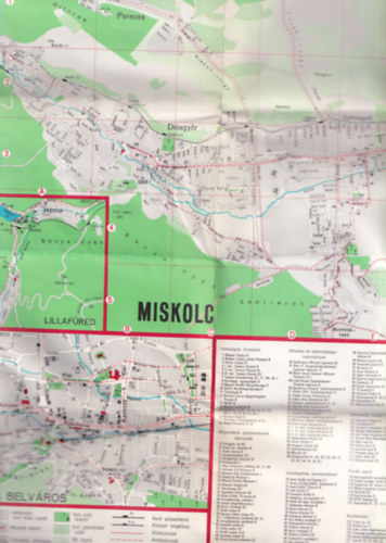 Libri Antikvár Könyv: Miskolc térkép (1973-as) - 1973, 1380Ft