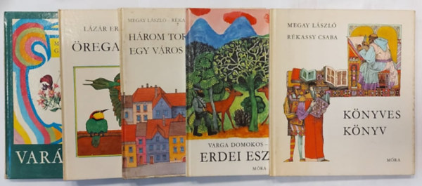 Libri Antikvár Könyv: 5 db mesekönyv: Varázsfüvek, Öregapó madarai ...